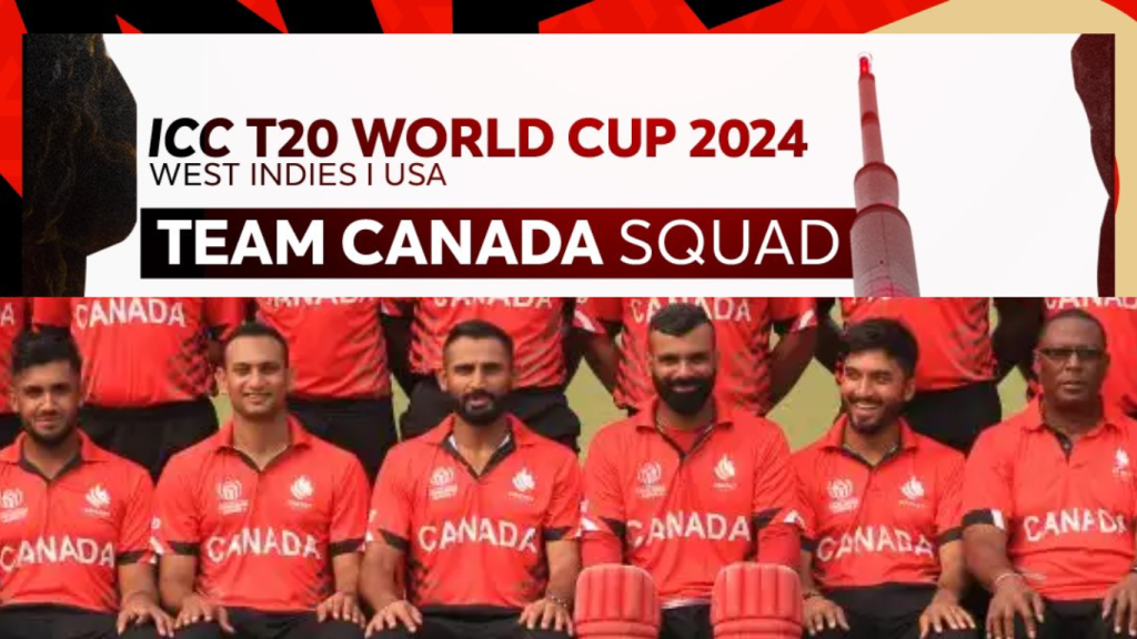Debutant Canada Cricket announces the squad for T20 World Cup 2024