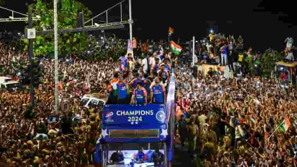 India T20 World Cup Victory Parade, Millions Of Fans Gathered To Celebrate